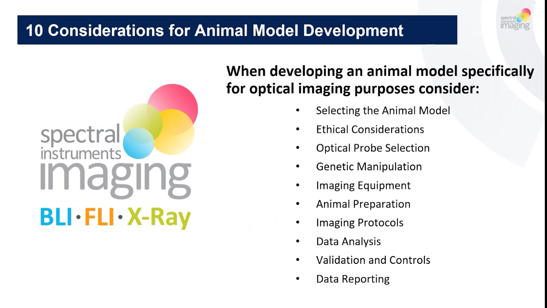 Learning Center - Spectral Instruments Imaging